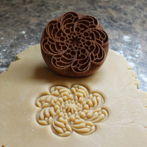 Milan Duomo Cookie Stamp CS8-015 | Fun Food Tools 3 inch Wood Cookie Mold