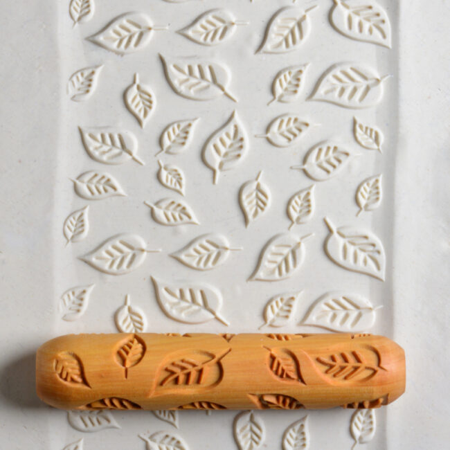 Small Leaves Mini Rolling Pin BHR-012 | Fun Food Tools 4.7 inch Wood ...